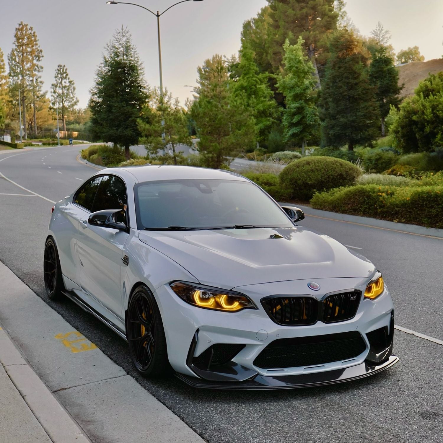 CSL Style Yellow DRL LED Lights Module Set For BMW 2 Series & M2 (F87/
