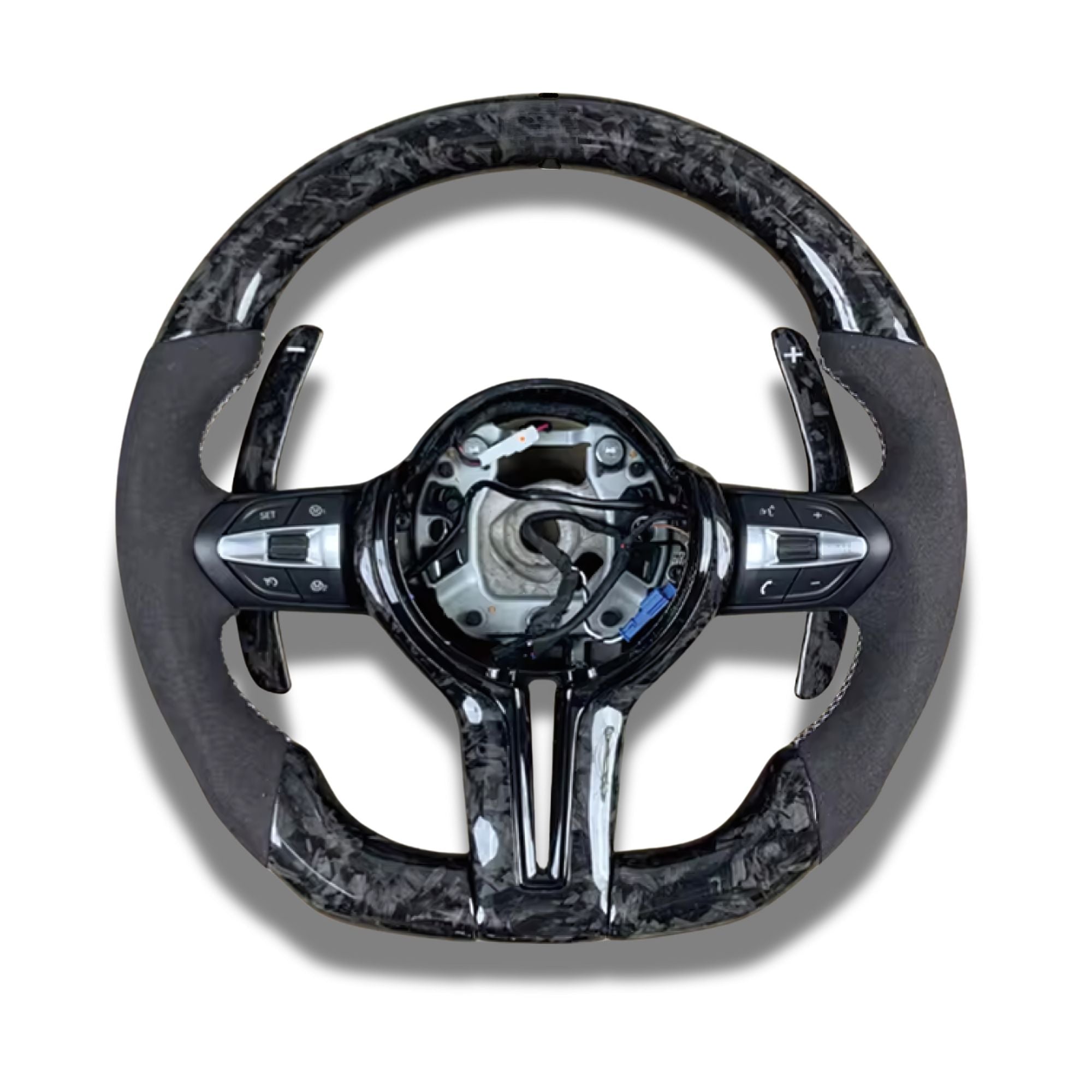OPTIC Forged Carbon Fibre Custom Steering Wheel For BMW 1, 2, 3, 4 Ser